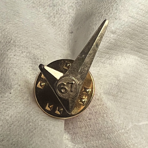 Accessories | Vintage Collectible Mens Gold Tone Check Mark 67 Tie Tack ...